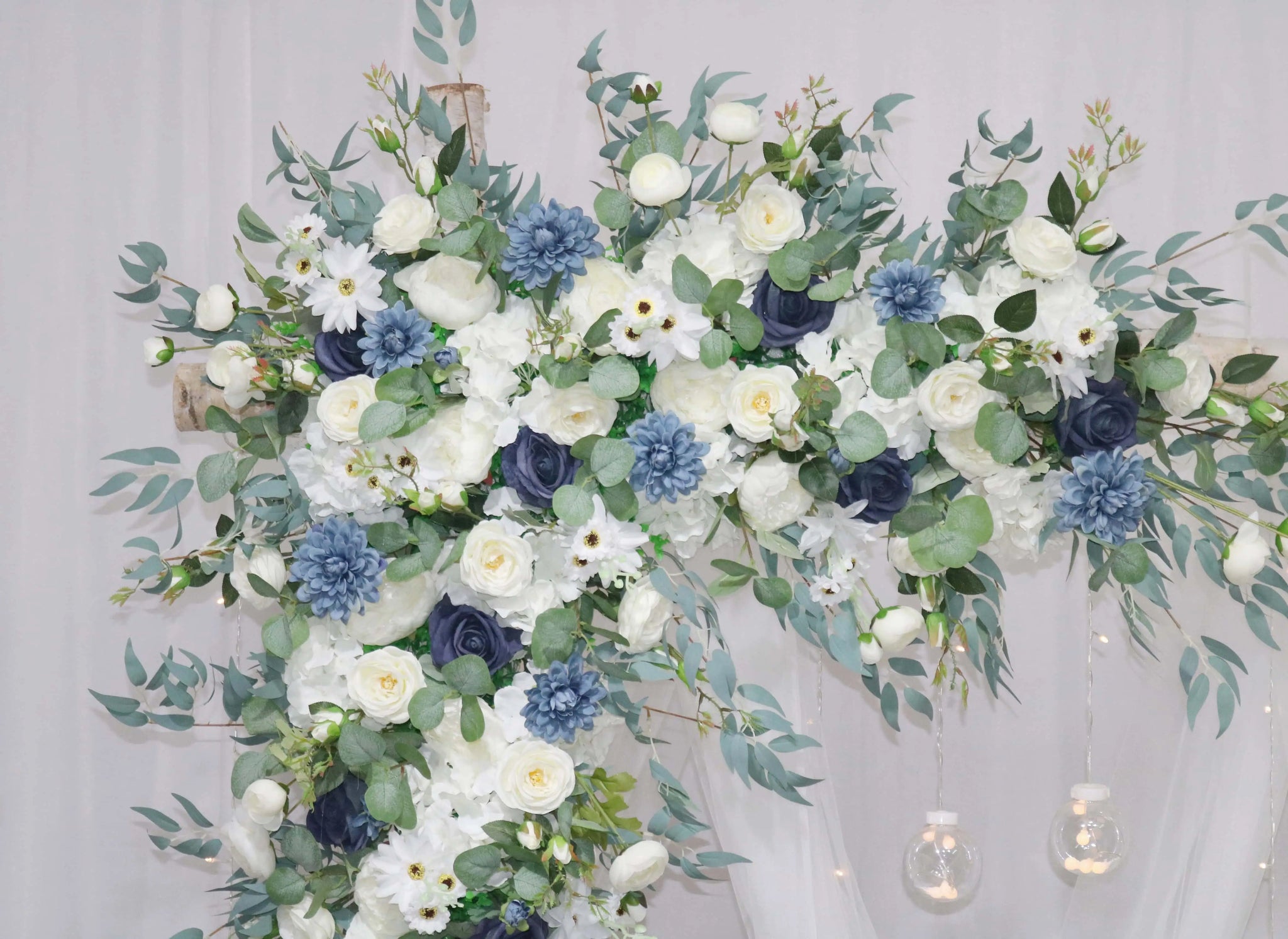 Dusty blue wedding backdrop 60 photos - Astyledwedding.com
